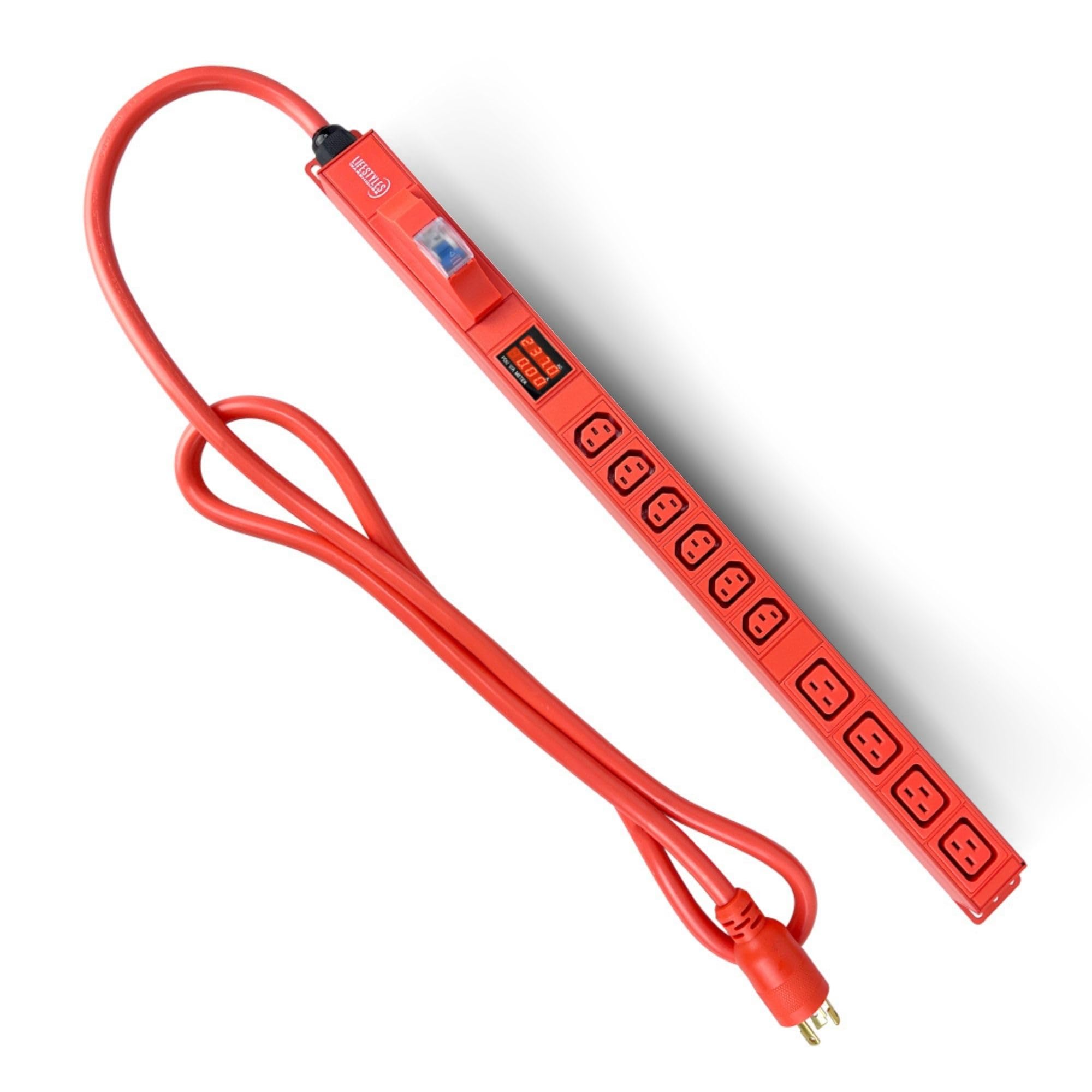 Amazon.com: PDU 240V Power Strip with 6 -C13 & 4- C19 Outlets, 30 Amp ...