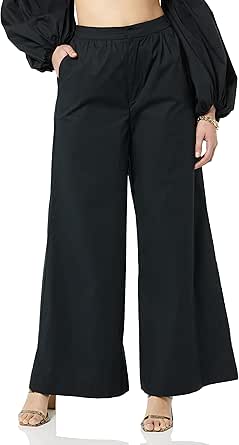 Amazon.com: TEREA Women's Rayna Wide Leg Gathered Pant : Clothing ...