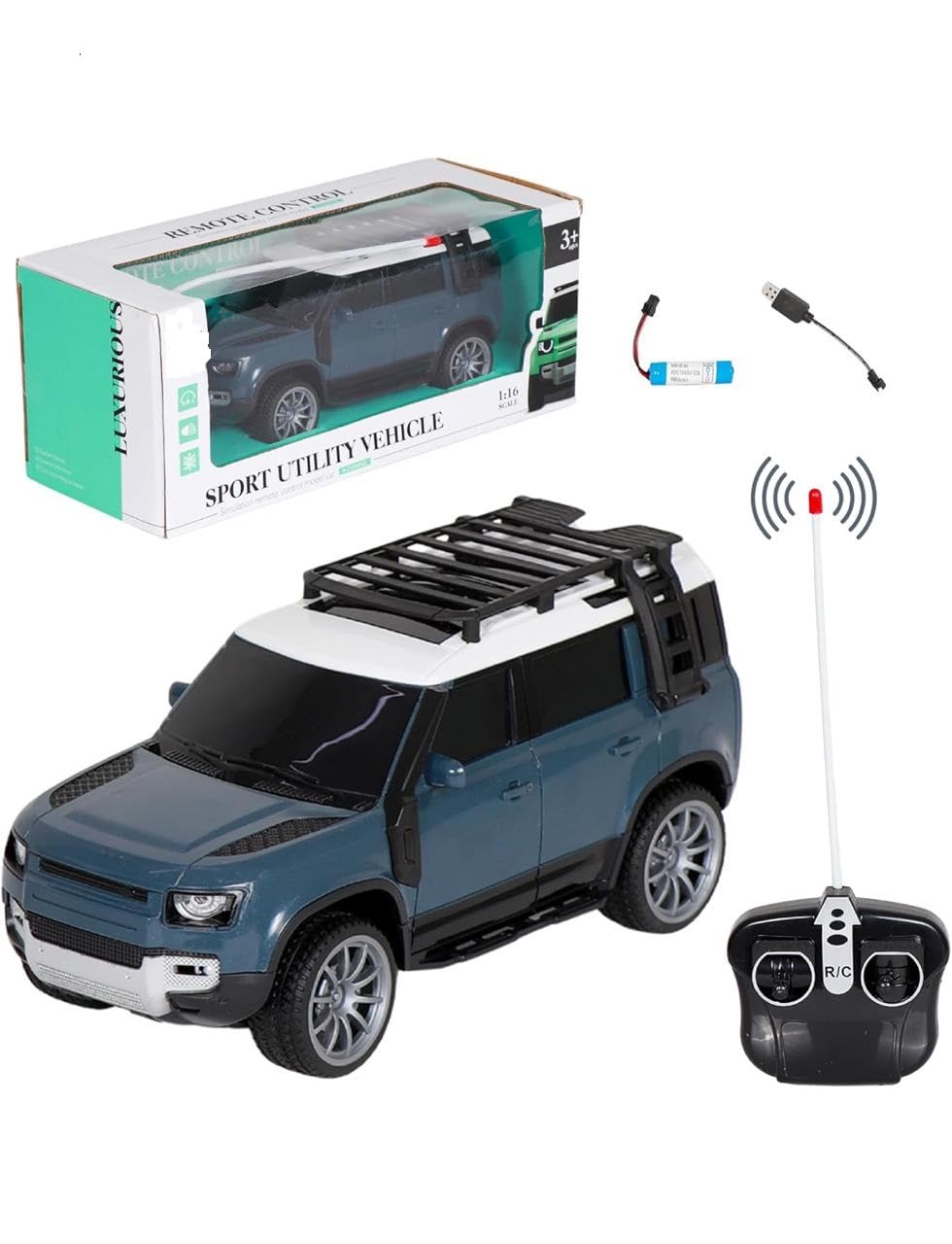 Kidoyz Remote Control Defender Car - 4Wd High-Speed Off-Road Rc Car ...