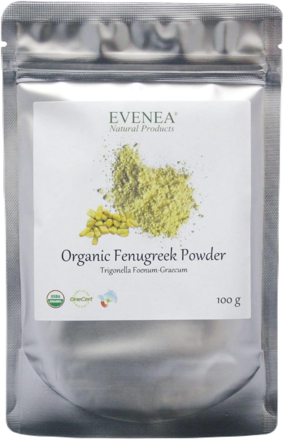 Evenea Organic Fenugreek Powder for hair and skin - nutrition ...
