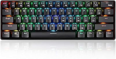 Amazon.com: DGG YK600 RGB 60% Compact Mechanical Keyboard,Wired and ...