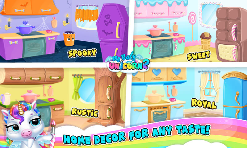 Aplicación My Baby Unicorn 2 - El juego de unicornios más adorable en ...