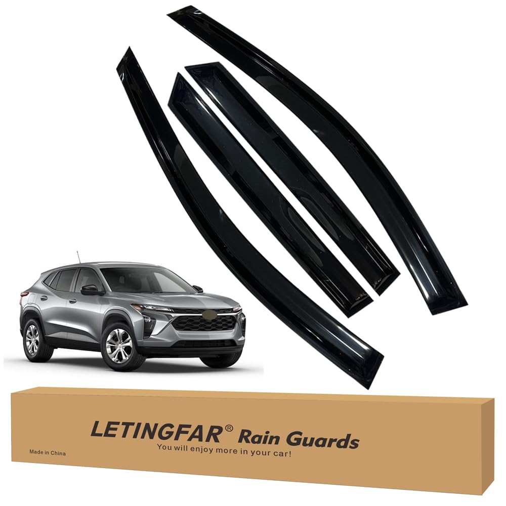 Amazon.com: Tape-on Rain Guards for 2024 2025 Chevy Trax, for 2024 2025 ...