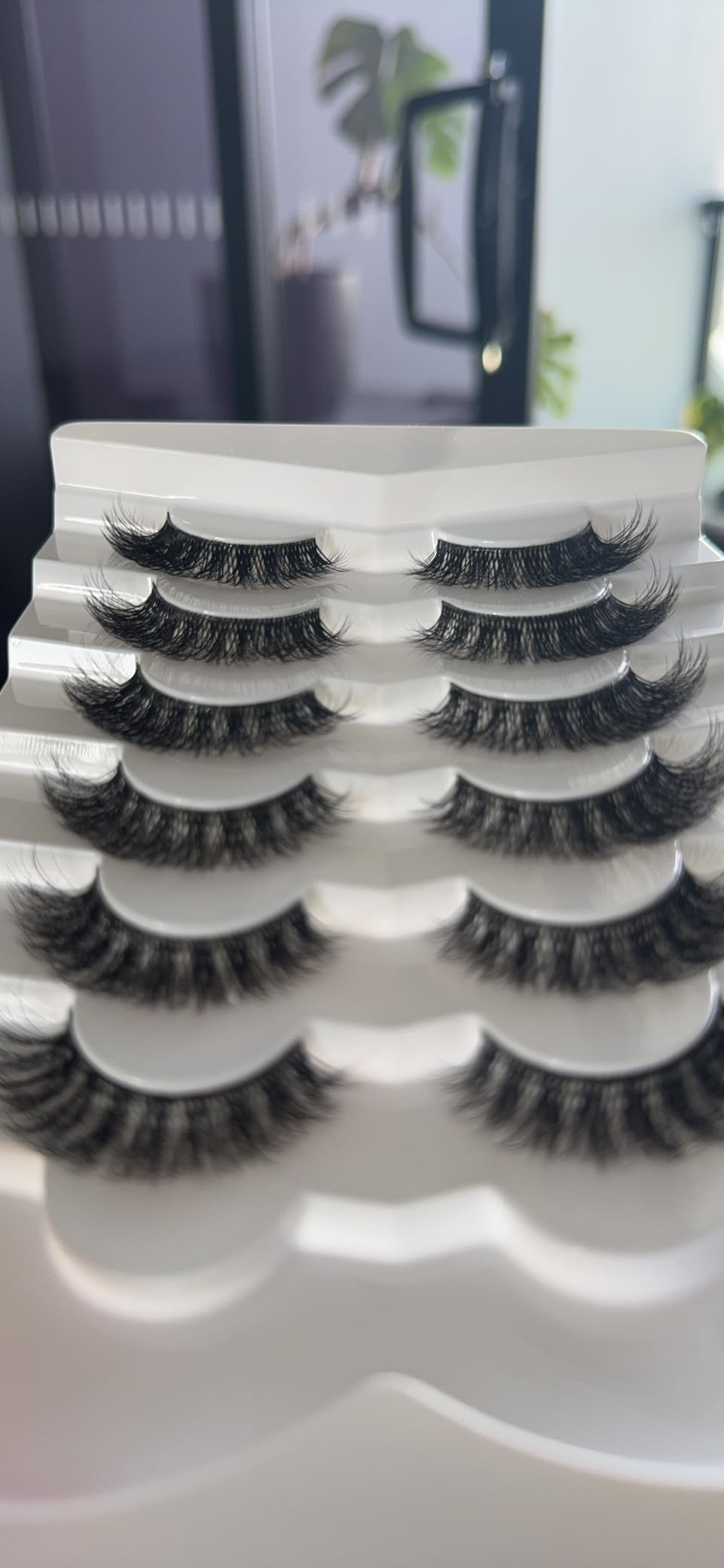 Happy Heartbeat 3D Clear Band Lashes 14mm Natural Soft Faux Mink Lashes ...
