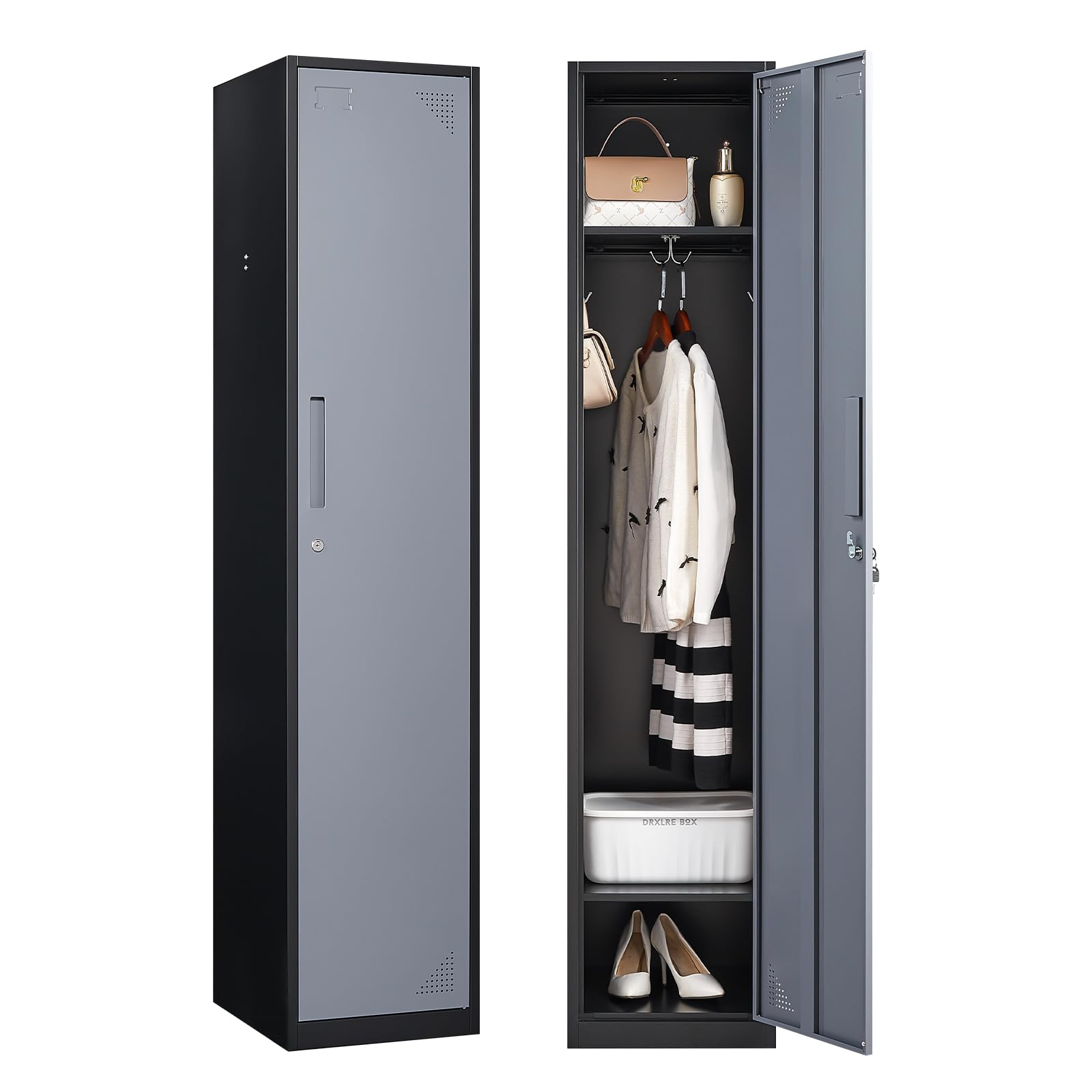 Office Wardrobe Lockers 6 Doors Locker Cabinet Steel Storage Cabinet