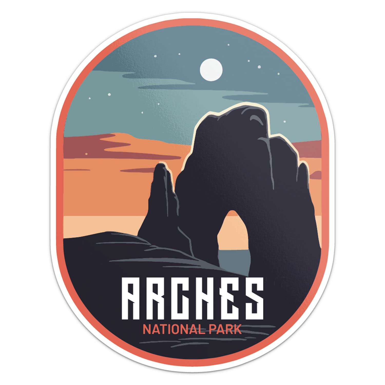 Amazon.com - Arches National Park Sticker - Waterproof Vinyl Decal for ...
