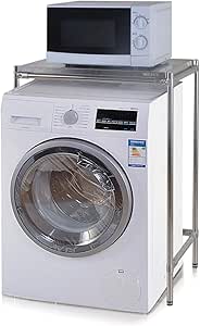 Amazon.com: DLYZAYE Adjustable Laundry Shelf Over Washing Machine ...