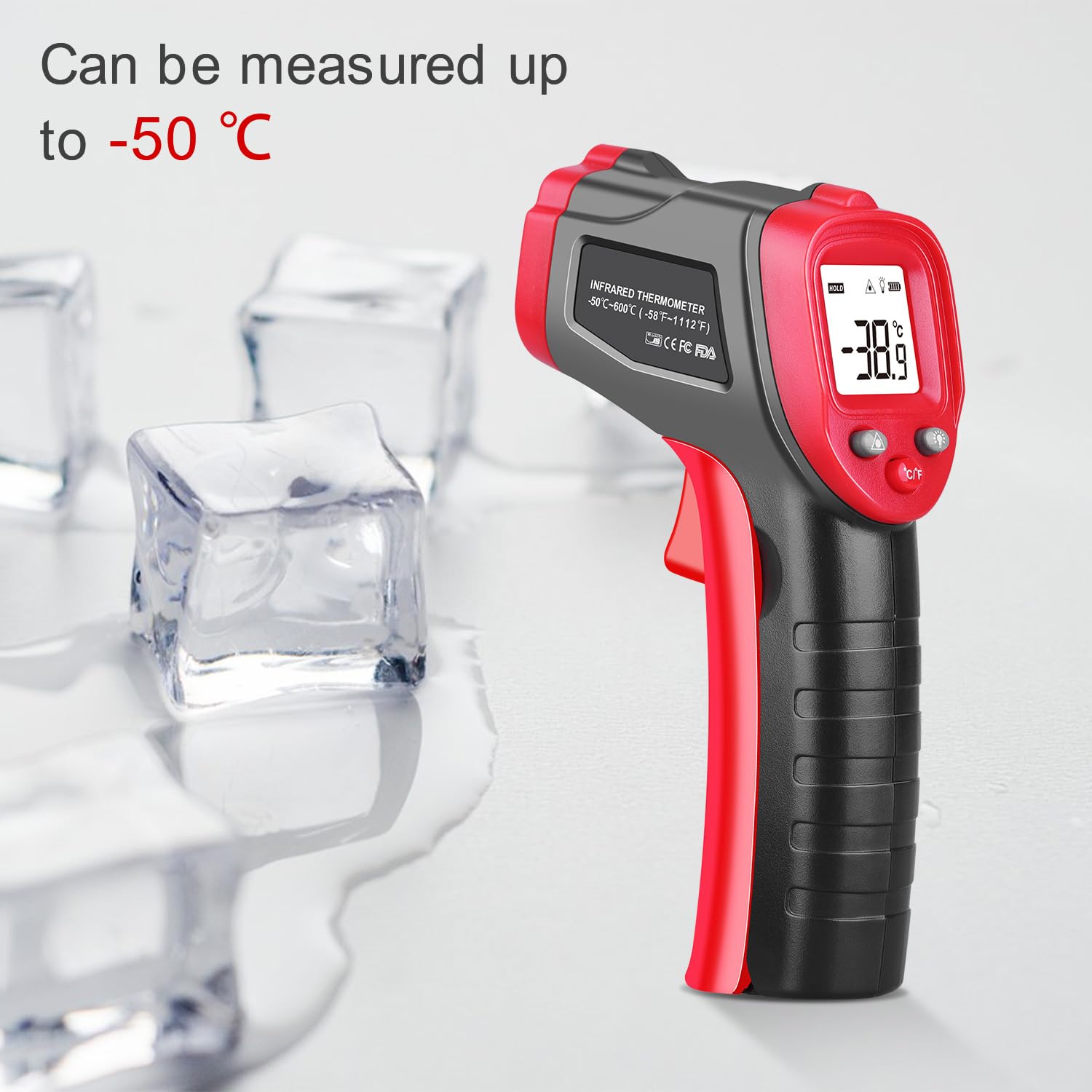 Snapklik.com : Infrared Thermometer Gun, Non-Contact Laser Thermometer ...