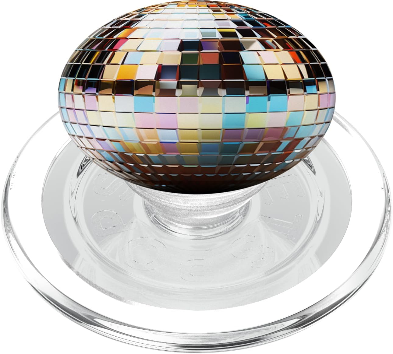 Amazon.com: Aesthetic Retro Colorful Disco Ball Vintage Art PopSockets ...