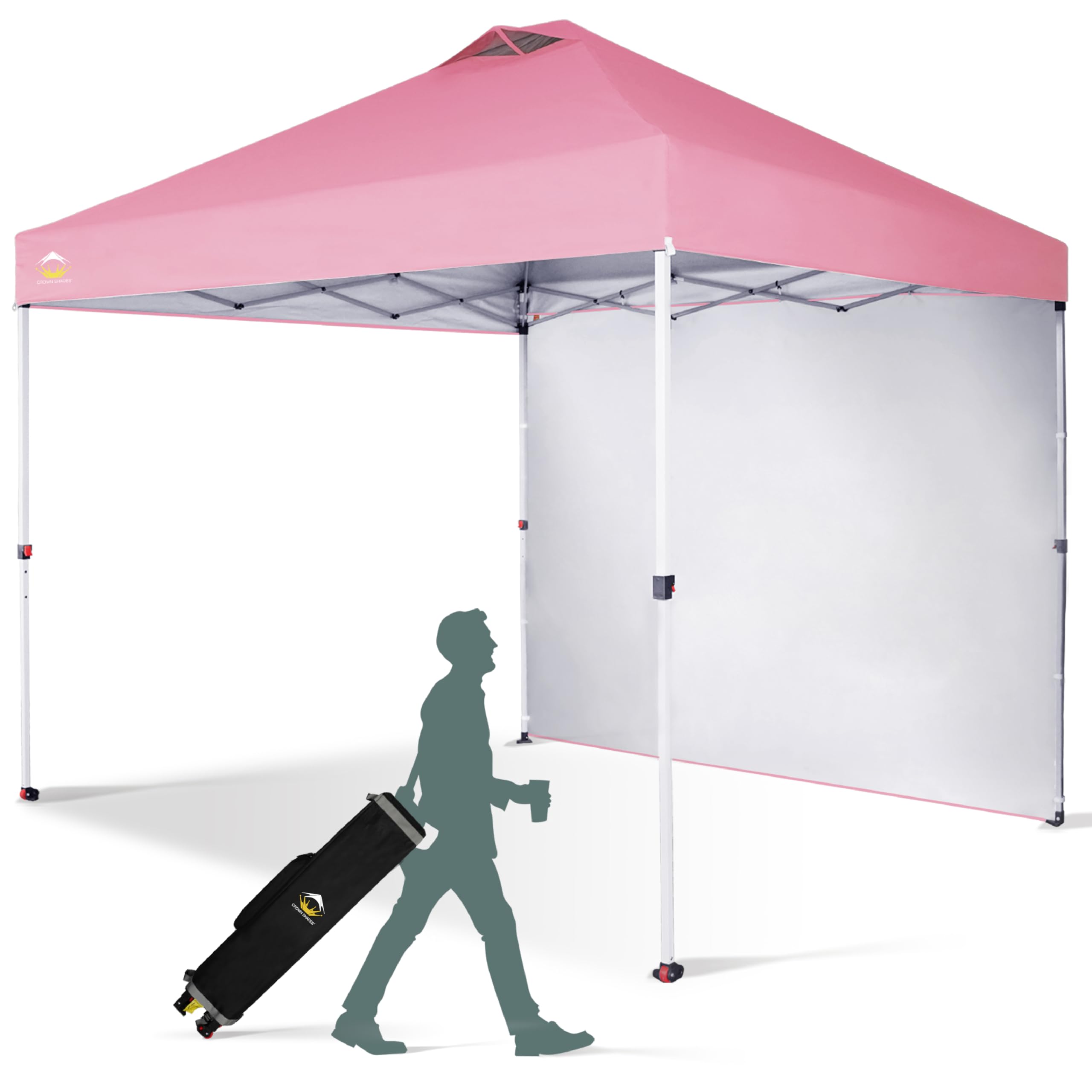 Amazon.com : CROWN SHADES 10x10 Canopy Tent with Sidewalls, Patented ...
