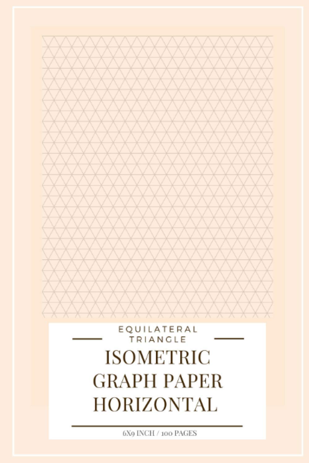 Buy Equilateral Triangle Isometric Graph Paper horizontal: Shapes ...