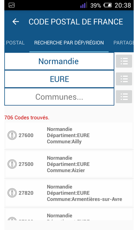 French Zip Code:Amazon.co.jp:Appstore for Android