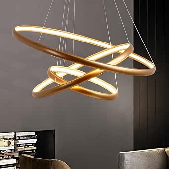 LAANBASA Led Chandelier Single Lights Dining Table Lights Dimmable ...