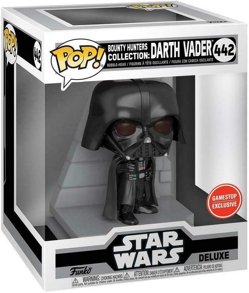 Amazon.com: Funko Pop! Bounty Hunters Collection: Darth Vader GameStop ...