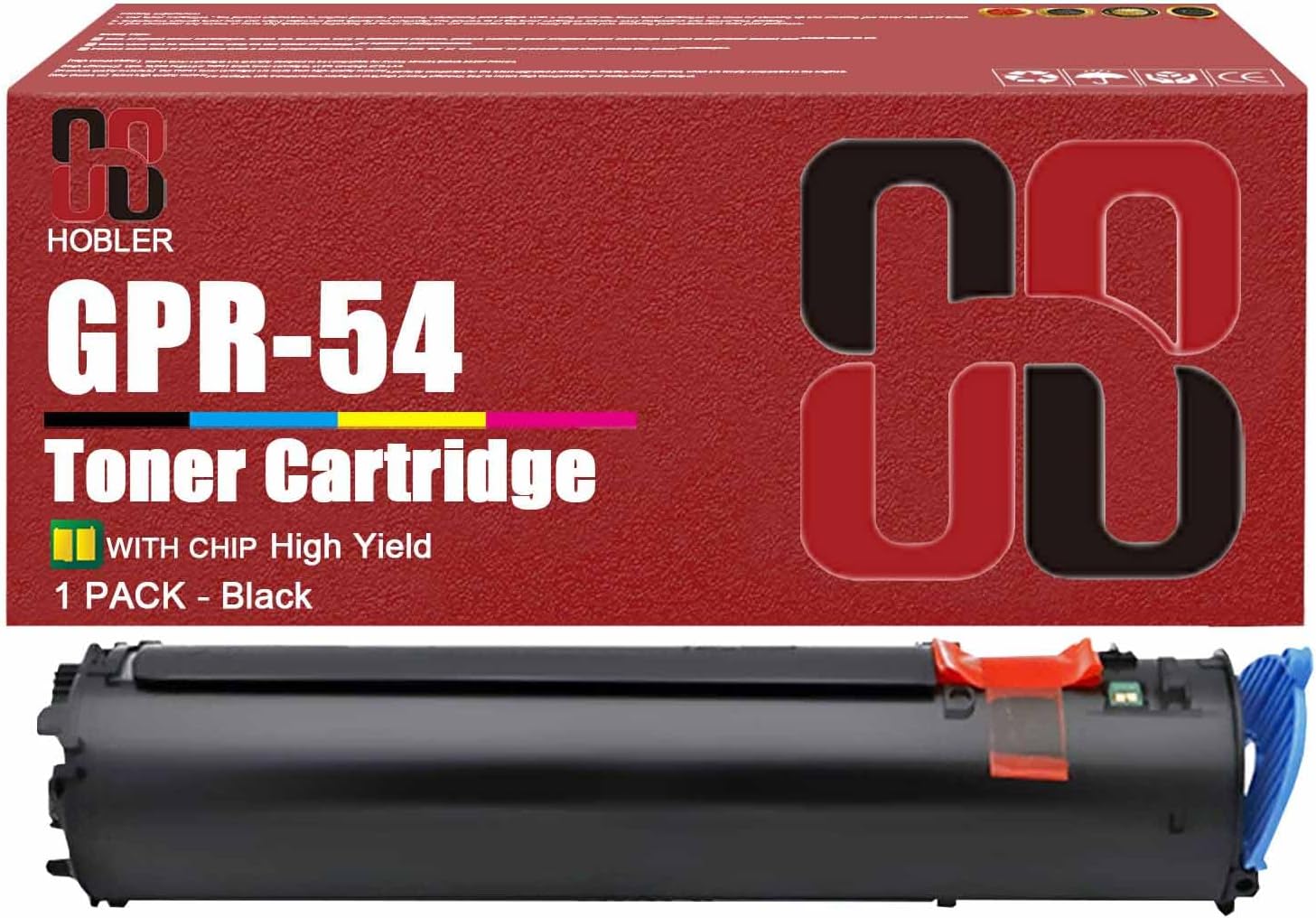 Amazon.com: Replacement GPR-54 Toner Cartridges Compatible for Canon GPR54 54 C-CEX50 NPG-68 ...