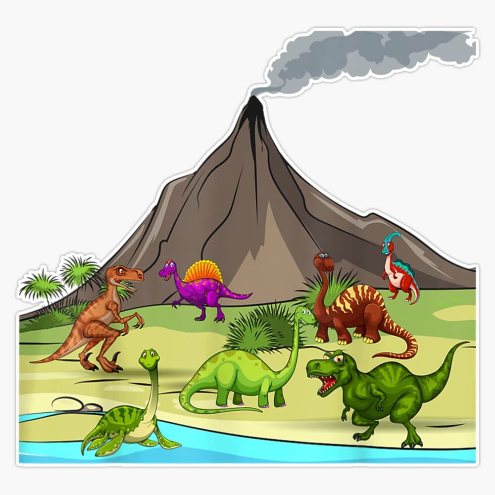 Volcán Clipart Animado Volcán Clipart Erupción Volcánica