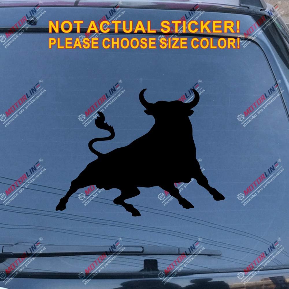 Amazon.com: Spanish Bull Decal Sticker Espana Spain Car Vinyl Pick Size ...