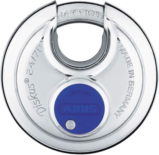 ABUS 24/70 Diskus Hardened Stainless Steel Padlock Keyed Alike, Pack of ...