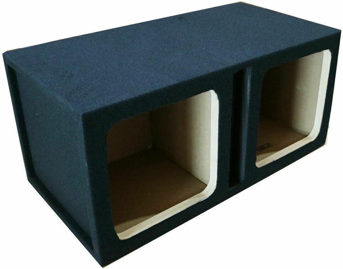 Amazon.com: Dual 12" Ported Vented Square Box Subwoofer Enclosure MDF ...