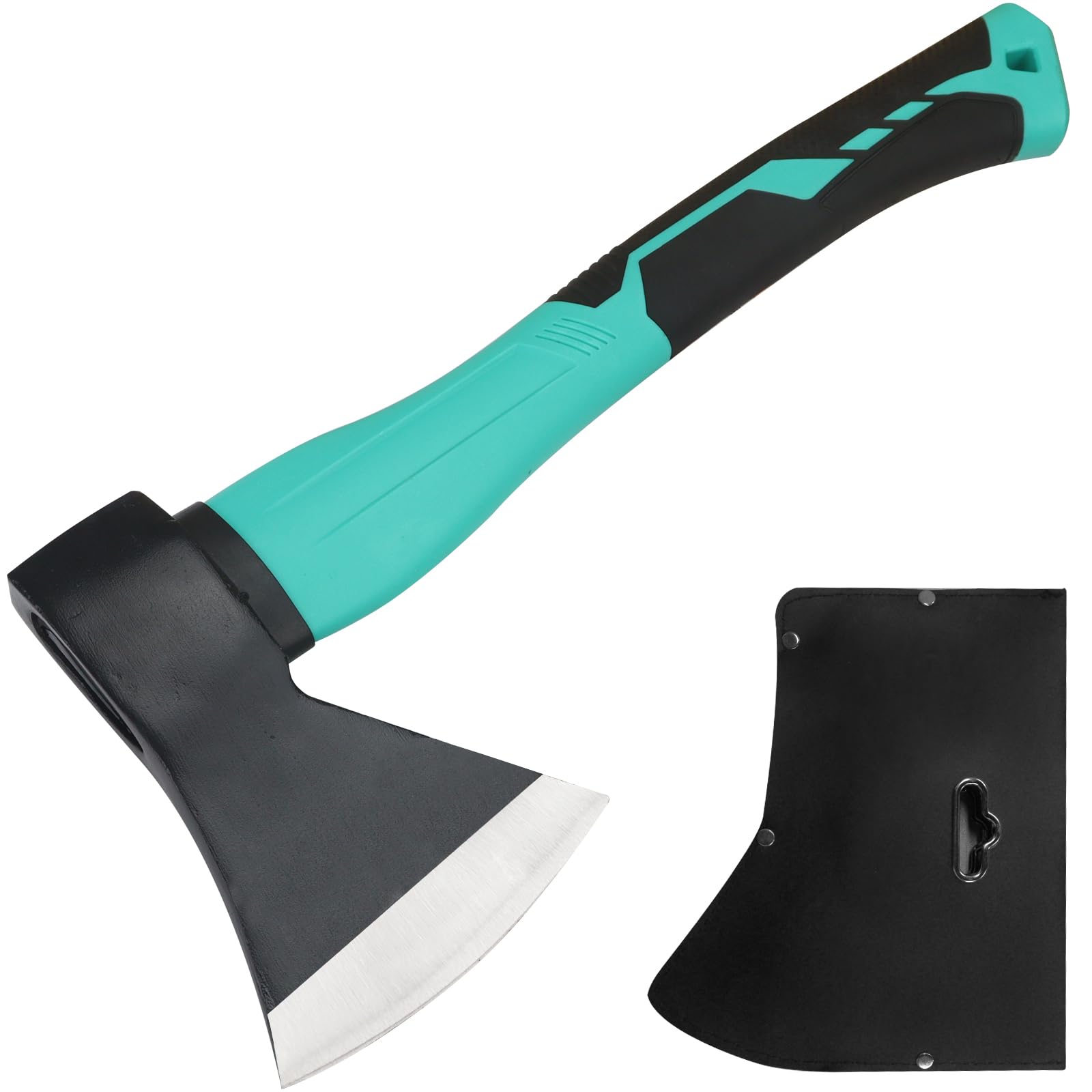 Amazon.com : Bluedale Wood Axe with Sheath, Camping Hatchet Chopping ...