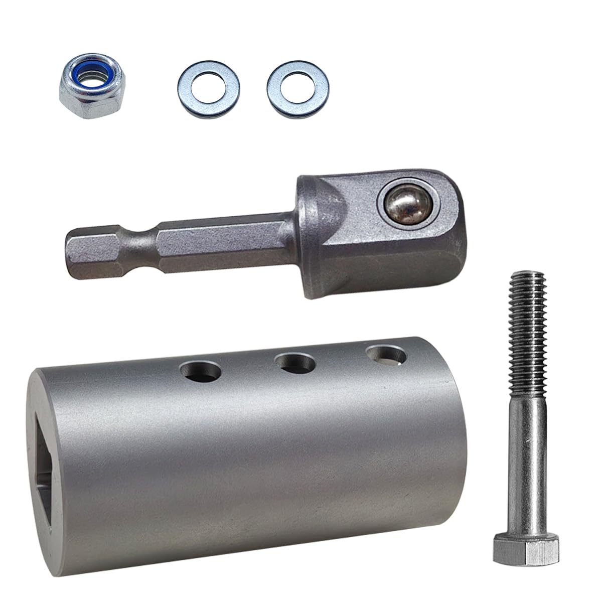 Amazon.com: Stainless Steel Trailer Jack Drill Adapter, Trailer Jack ...