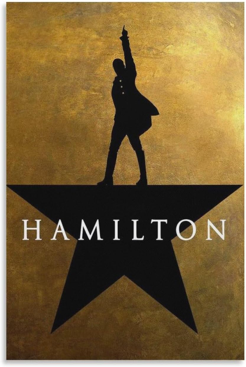 Amazon.com: Hamilton Musical Poster,Vintage Music Posters Wall Art ...