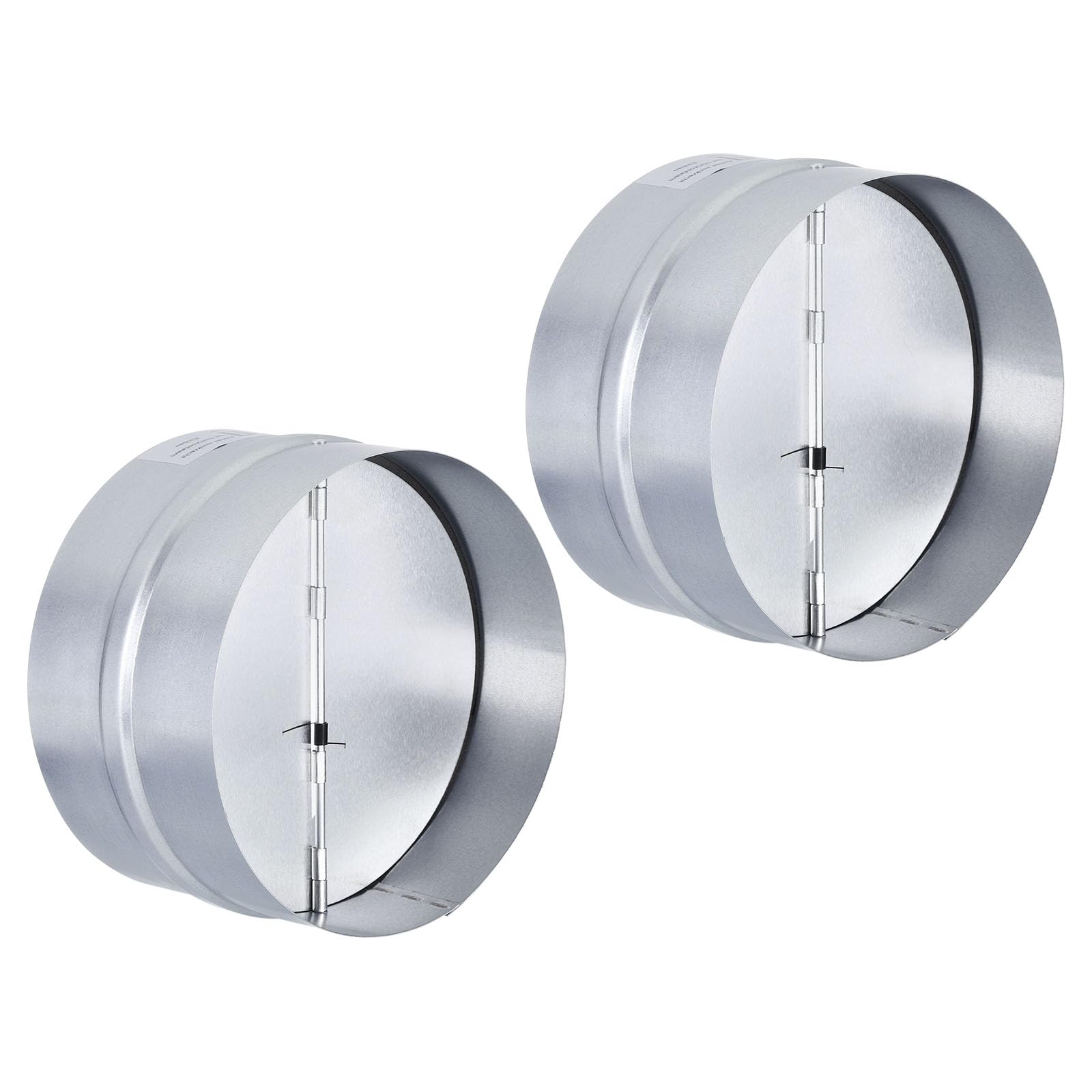 PATIKIL Backdraft Damper, 6 Inch, 2 Pack Ducting Hose Airflow Insert ...