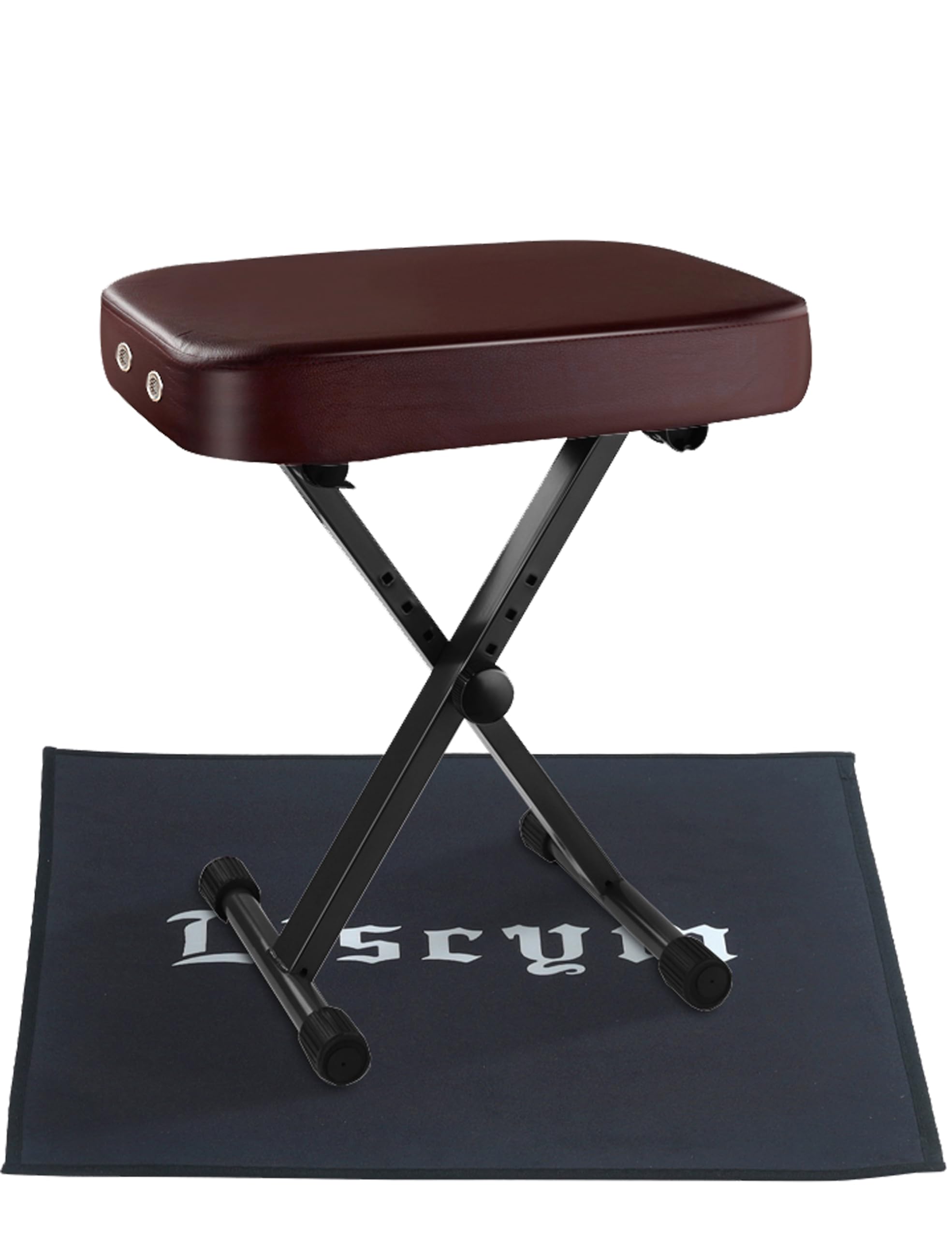 Liscym Keyboard Bench X-Style, Adjustable Padded Bench Seat for ...