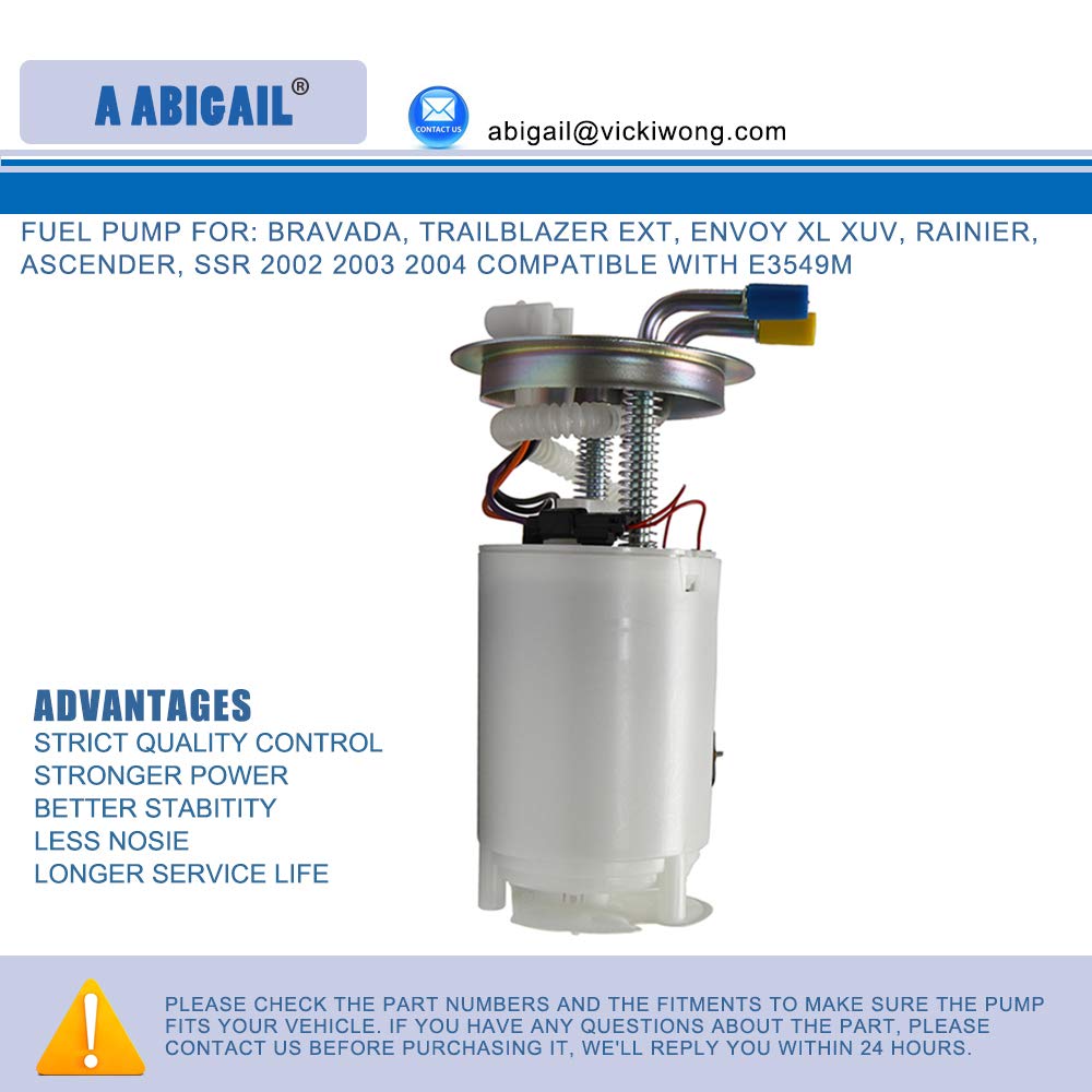 Fuel Pump Assembly E3549M Replacement for 2002 2003 2004 Chevy ...