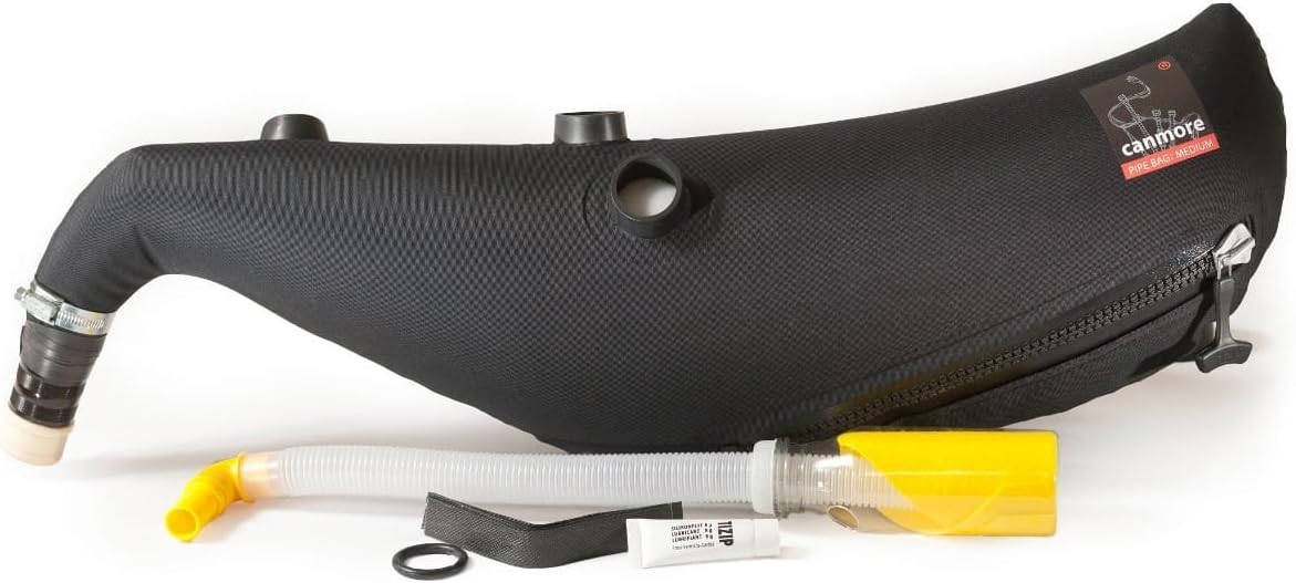 Amazon.com: Canmore Synthetic Zipper Bagpipe Bag with Bottle Water Trap ...