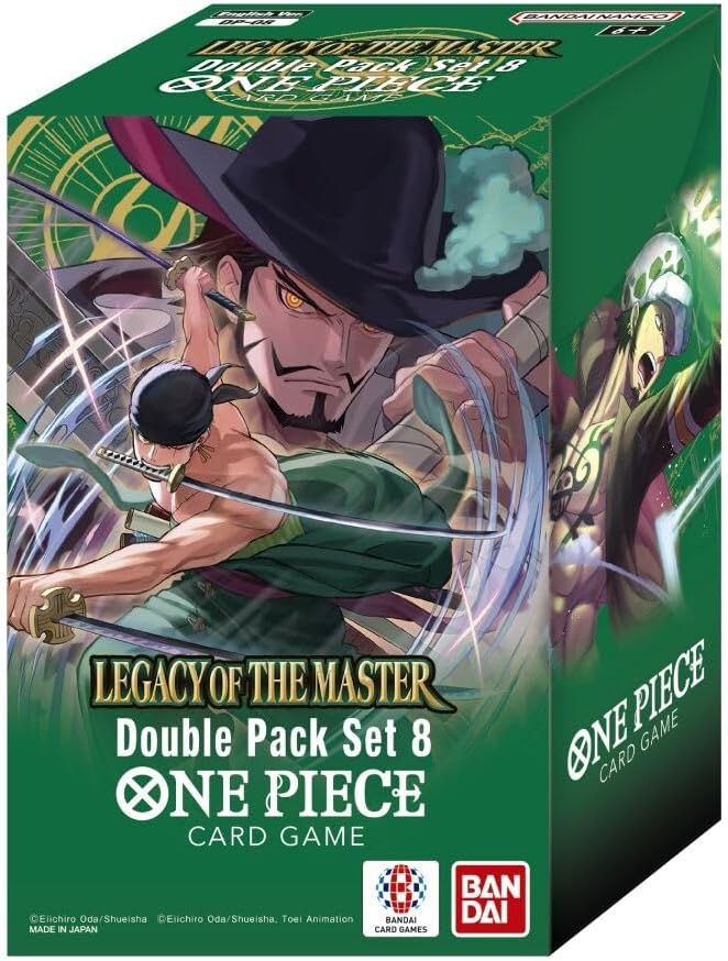 BANDAI One Piece TCG: Legacy of The Master Double Pack Set Vol. 08 (DP ...