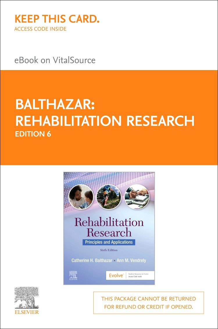 Rehabilitation Research - Elsevier eBook on Vitalsource (Retail Access ...
