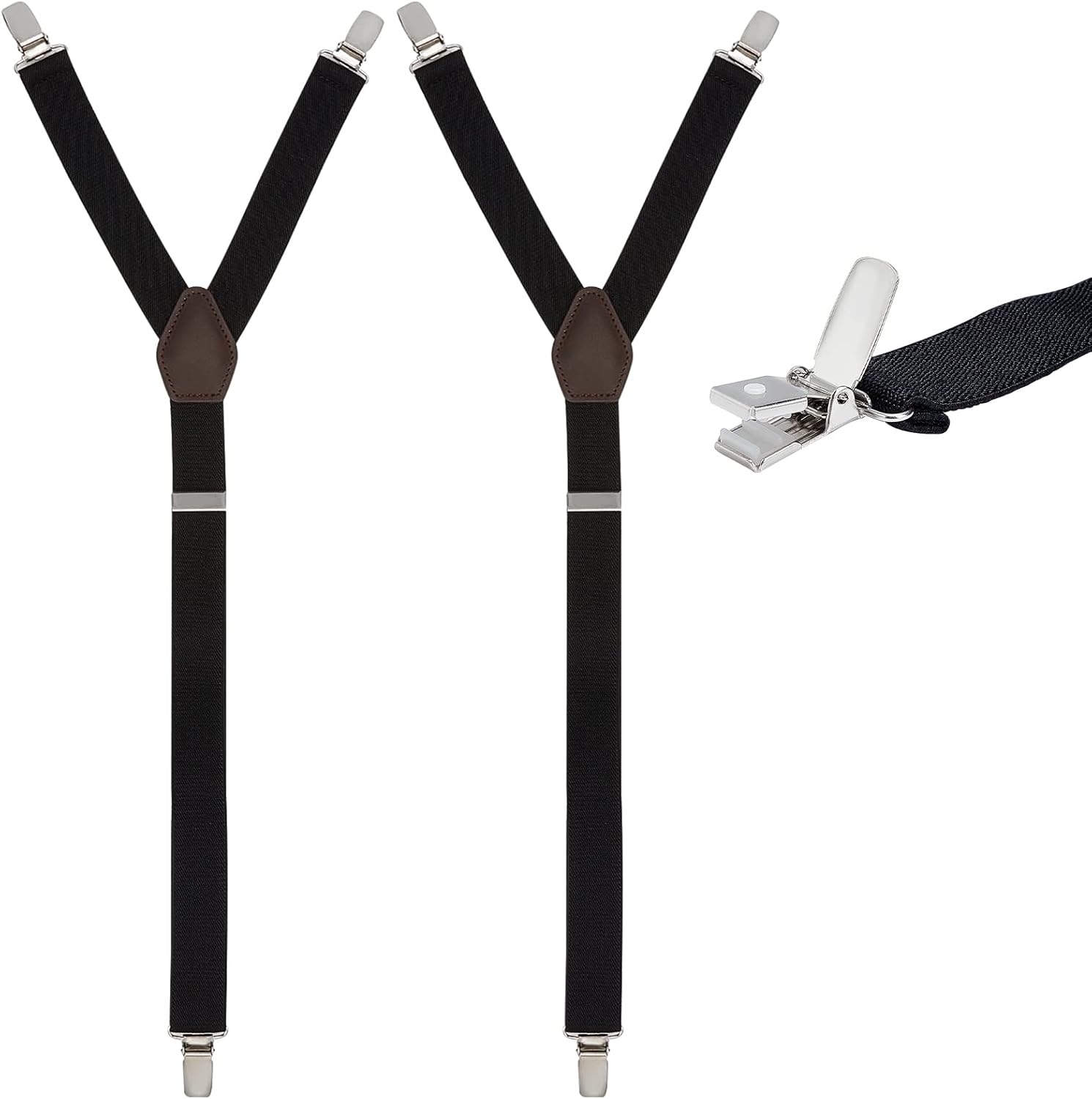 GORGECRAFT Y-Shape Adjustable Elastic Garter Straps Sock Non-Slip ...