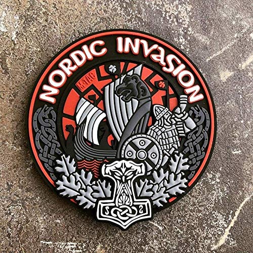 M-Tac Nordic Invasion Tactical Morale Patch 3D PVC Viking Patches- Buy ...