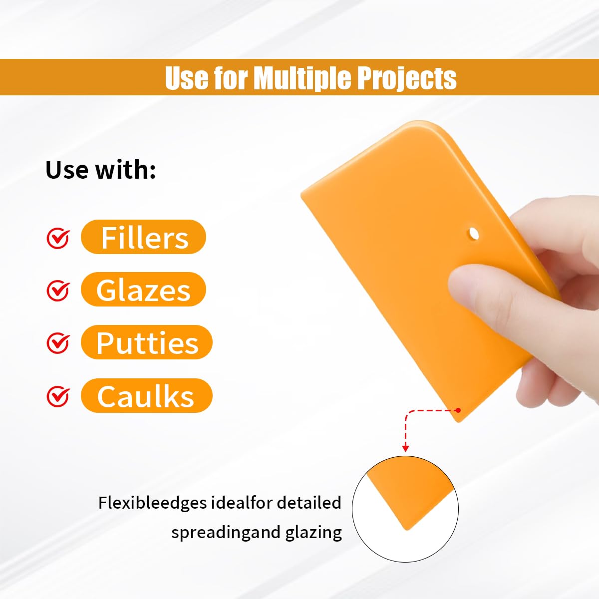 Snapklik.com : Car Body Filler Spreaders, 4, 5, & 6 Inch Automotive ...