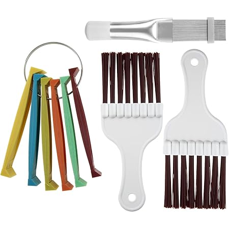 Amazon.com: TEENGSE FCR6 Fin Comb Tool Set, 2PCS Air Condenser Fin ...