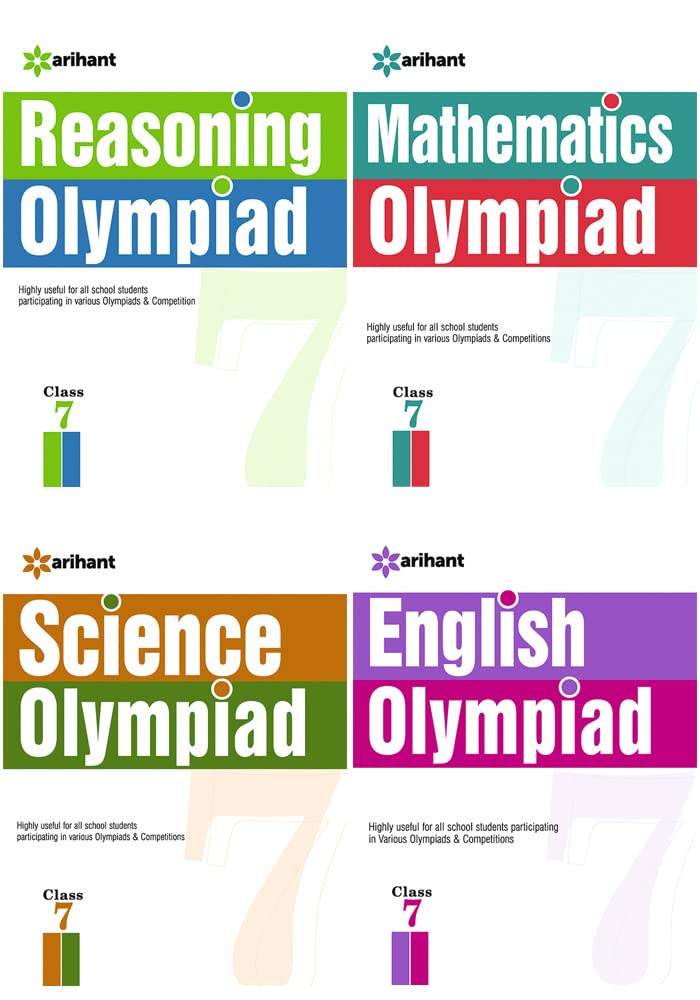 Buy Olympiad Science Class 7th, Olympiad Reasoning Class 7th, Olympiad ...