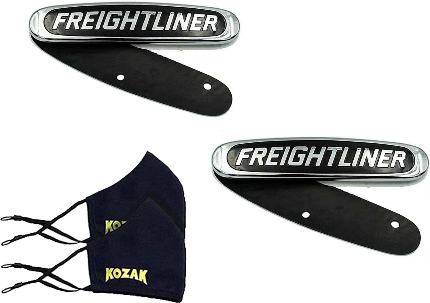 Kozak Freightliner Semi Truck Accessories Hood Grill Emblem Logo Name ...