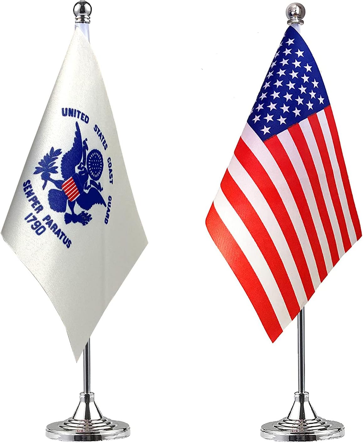 Amazon.com: LoveVC US Army Gold Crest Desk Flag Small Mini USA Military ...