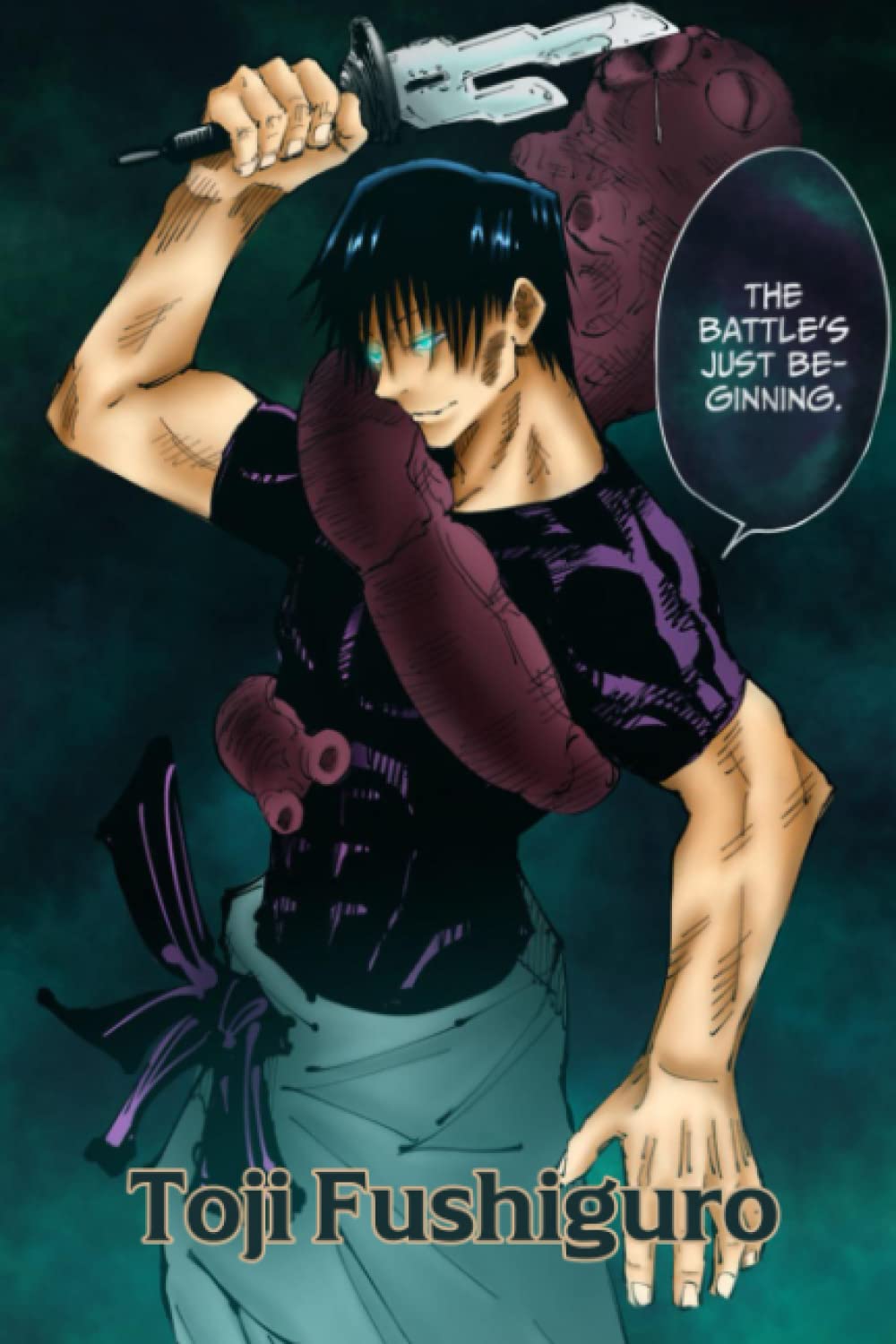 Jujutsu Kaisen Toji Fushiguro Notebook Jujutsu Kaisen Storybook Anime ...