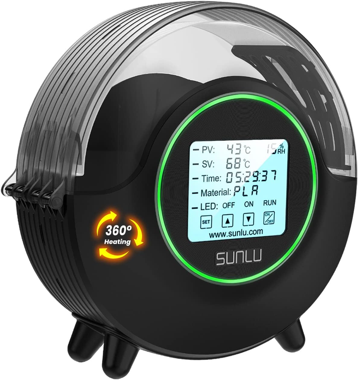 [2024] SUNLU Official Filament Dryer S4, 3D Printer Filament Dryer Box ...