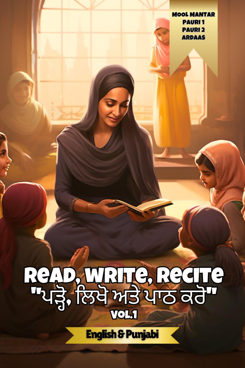 Read, Write & Recite: Sikh Kids Book. Vol.1: Mool Mantar, Pauri 1 ...