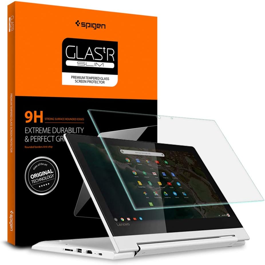 Amazon.com: Spigen Tempered Glass Screen Protector [GlasTR Slim ...