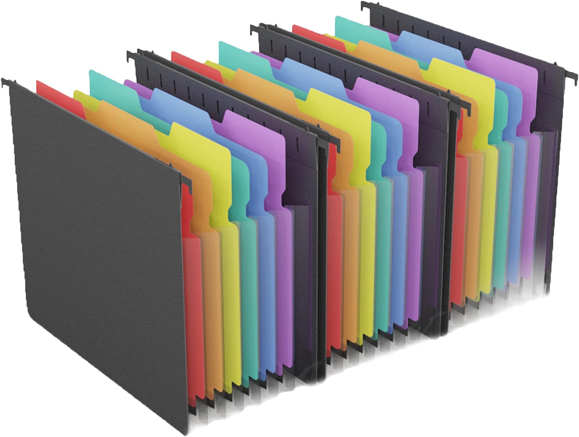 Amazon.com : ThinkTex Plastic Expanding Hanging File Folders, 7 ...