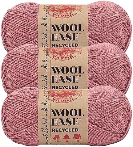 Amazon.com: Lion Brand Yarn Wool-Ease Recycled Light Worsted-Weight ...