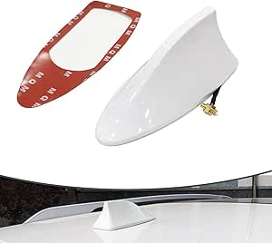 gunroil 1 Pack Car Antenna Cover, Shark Fin Vehicle AM/FM Radio Signal ...