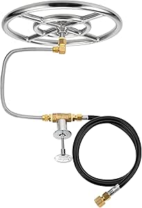 Stanbroil Natural Gas Fire Pit Stainless Steel Burner Ring Installation ...