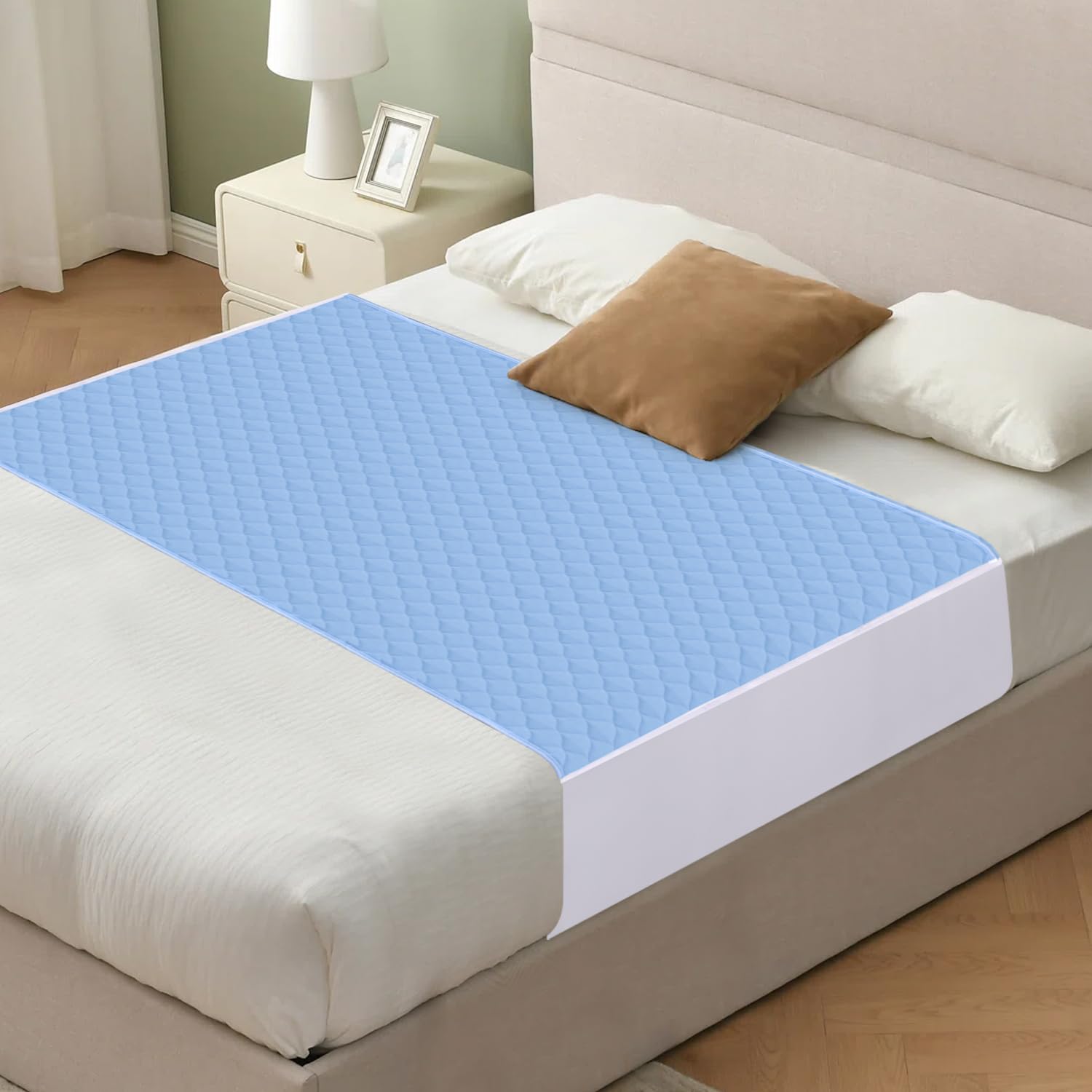 Amazon.com: Saddle Style Washable Bed Pad for Incontinence, Waterproof ...