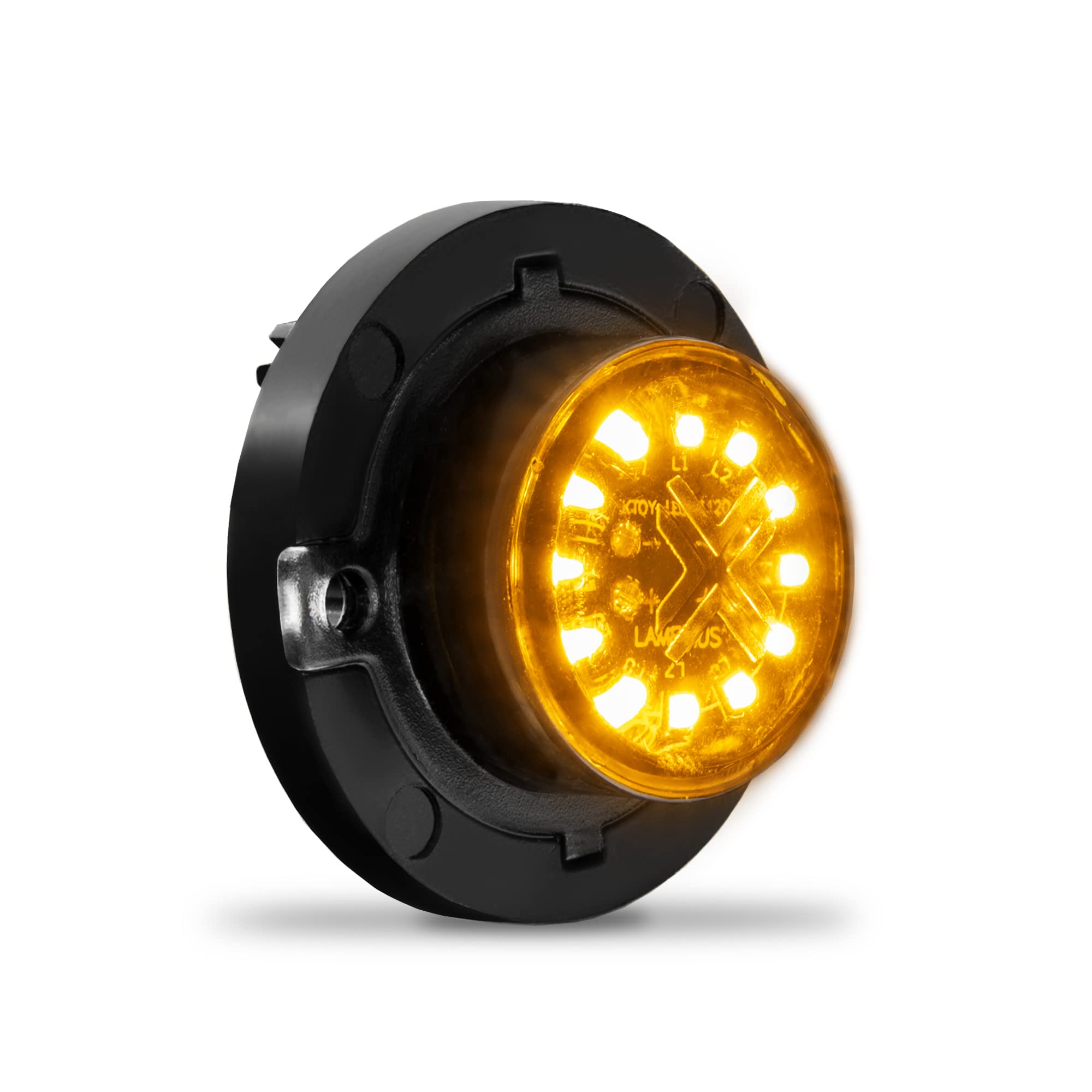 Amazon.com: SnakeEye III Amber 12W LED Hideaway Strobe Light [SAE Class ...