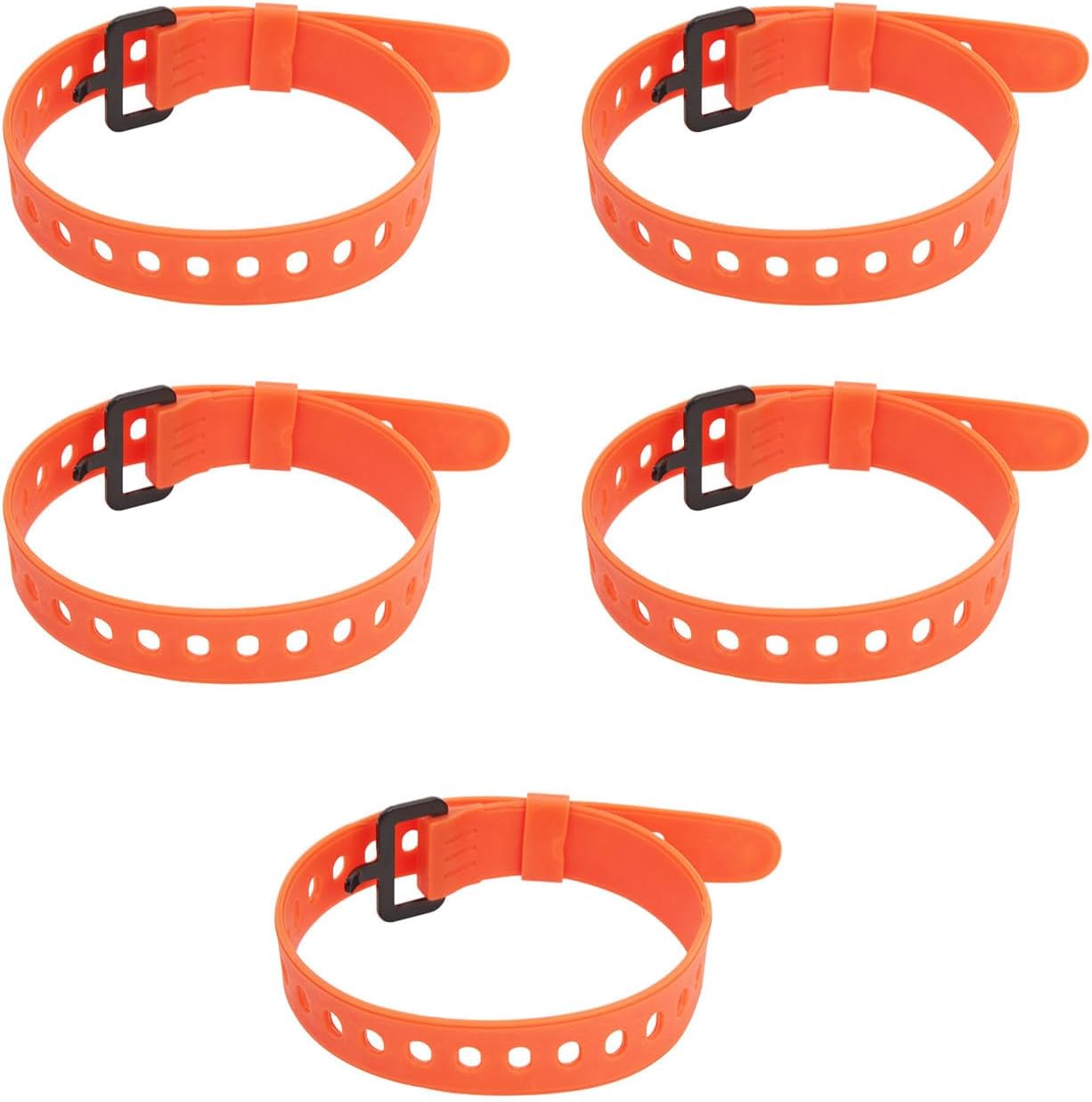 Amazon.com: Storage Cinch Straps, Rubber Cable Tie Organizer Buckle ...